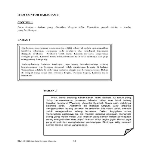 Pt3 speaking sample test candidate booklet | PDF