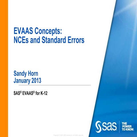 Evaas concepts nc es and ses | PPTX