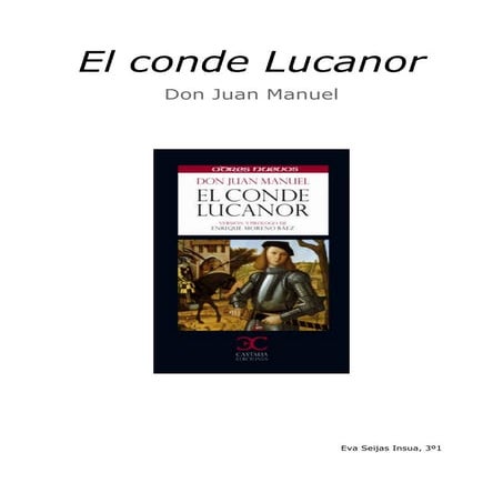 El conde Lucanor | PDF