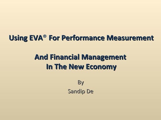 EVA - Economic Value Added | PPT