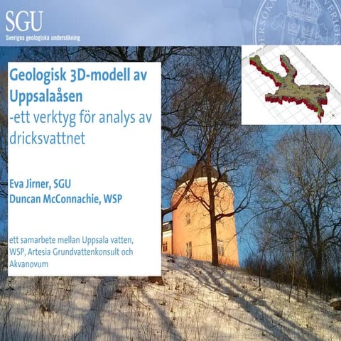 Eva Jirner och Duncan mc connachie - geologisk 3d-modell av uppsalaåsen ...