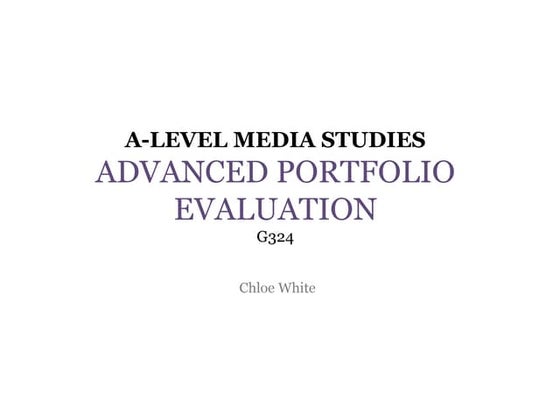 Final evaluation presentation pt 2 | PPT