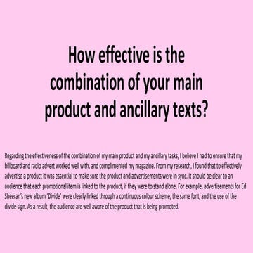 Codes and conventions of a print advert | PPTX