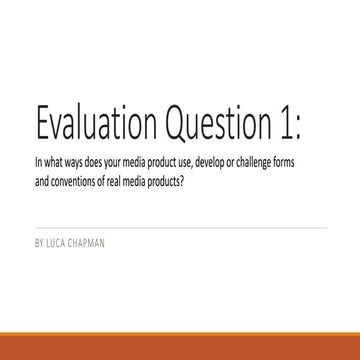 Eval question luca 1.5 | PPT