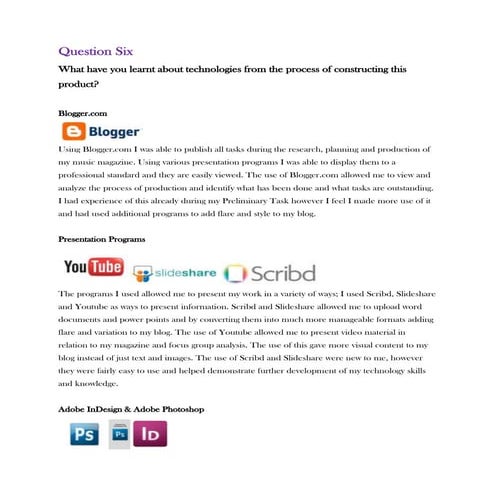 Eval question six | DOCX