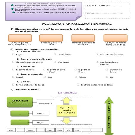 Formación Religiosa | DOCX