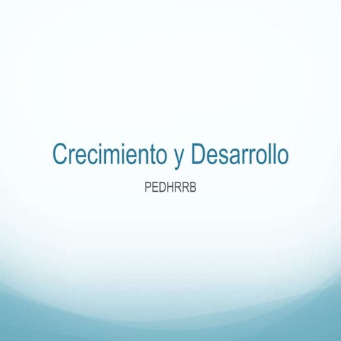 ESCALA DE DESARROLLO INFANTIL - EDI PEDIATRIA | PPTX