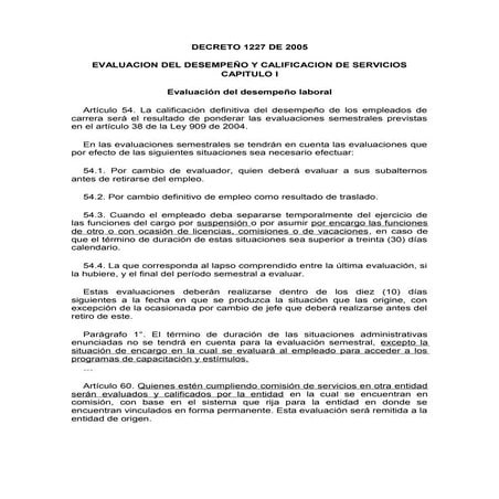 Evaluacion de empleados en comision de lnyr | DOC