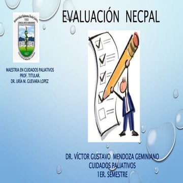 Evaluacion necpal | PPTX