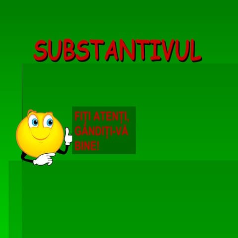 Evaluare substantiv | PPT