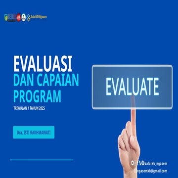 EVALUASI CAPAIAN PROGRAM TRIWULAN I 2025.pptx