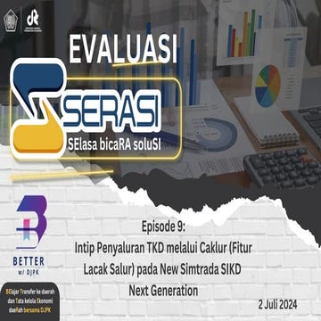 Evaluasi Ep 9 - Intip Penyaluran TKD melalui Caklur (Fitur Lacak Salur ...
