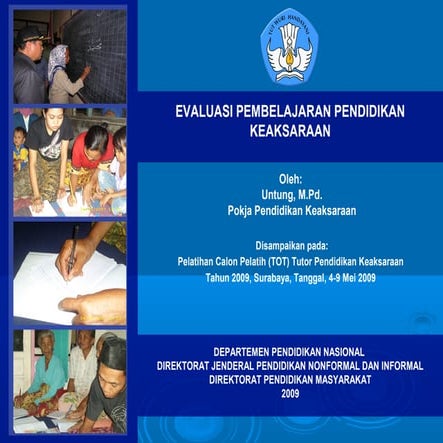 Evaluasi pembelajaran | PPT