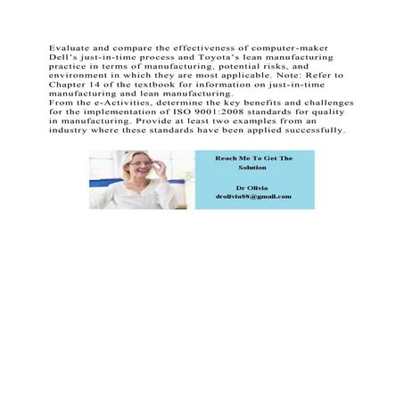 Evaluate and compare the effectiveness of computer-maker Dell’s just.docx