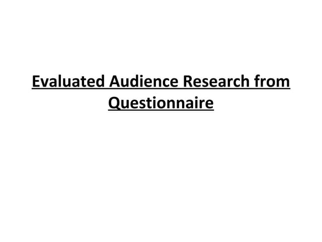 Questionnaire | DOCX