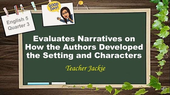 Grade 3 English: Writing a Simple/ Short Story Personal Narrative (Pre ...