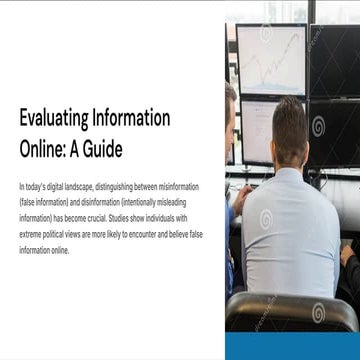 How to Evaluating Information Online (guide) | PDF