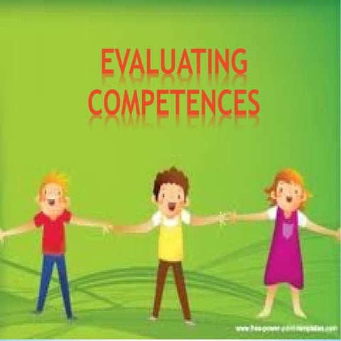 Evaluating competences | PPT