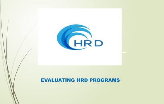 Training Evaluation | PPTX