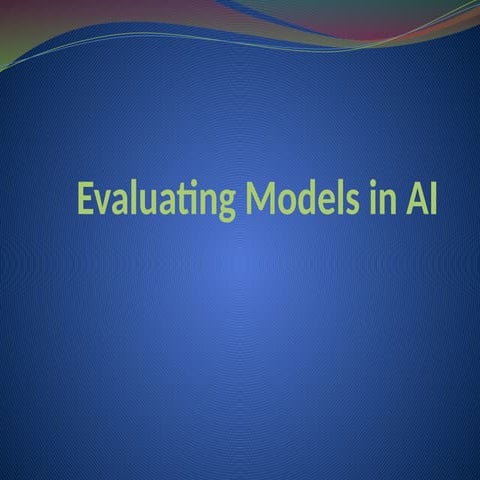 Evaluation presentation on ai project cycle | PDF