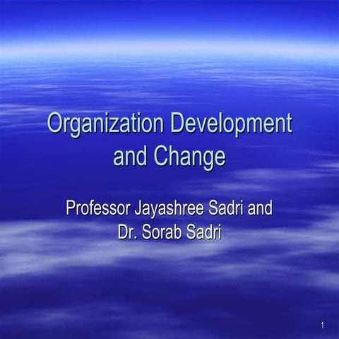 Evaluating OD and change interventions | PPT