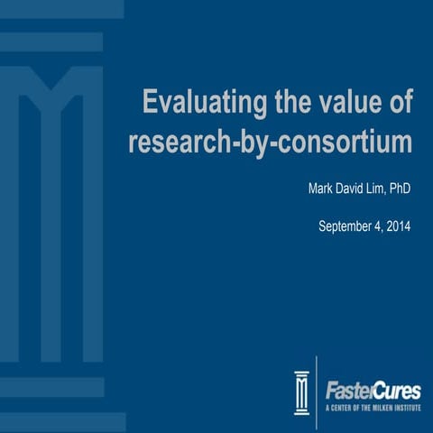 Evaluating research consortium | PPTX