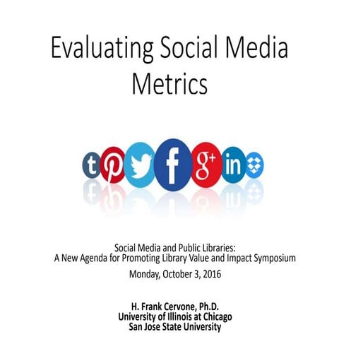 Social Media Evaluation | PPTX