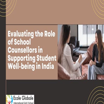 Evaluating the Role of School Counsellors in Supporting Student Well ...