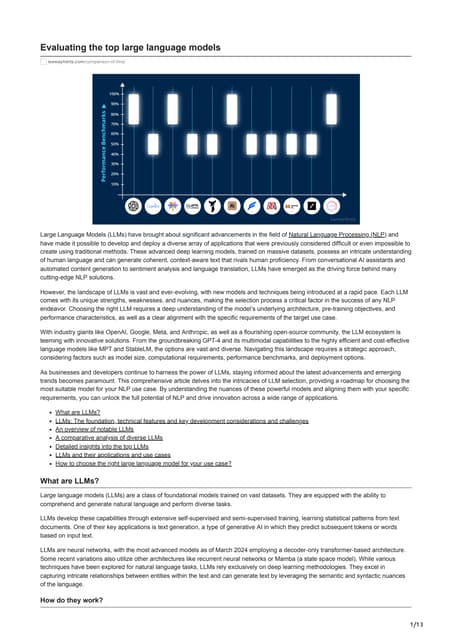Introduction To Large Language Models Pptx Computing Technology And Computing