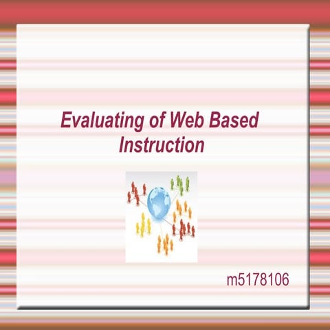 Web base instruction | PPTX