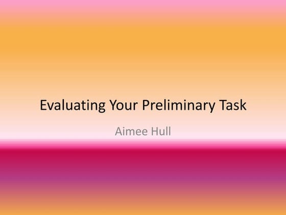 Reflection on Willy Wonka Preliminary Task | DOC