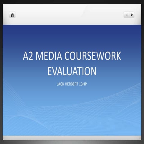 A2 Evaluation presentation | PPTX