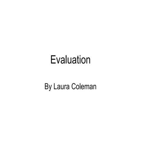 Evaluation | PPT | Movies | Entertainment