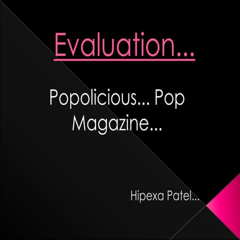 Evaluation | PPT