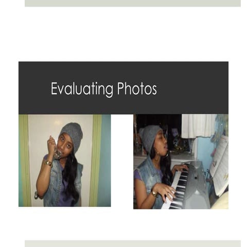 Studio photography analysis | DOC