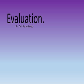 GCSE Film Studies: Evaluation examples | PDF