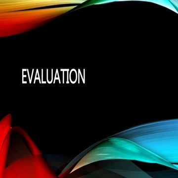 Evaluation | PPT