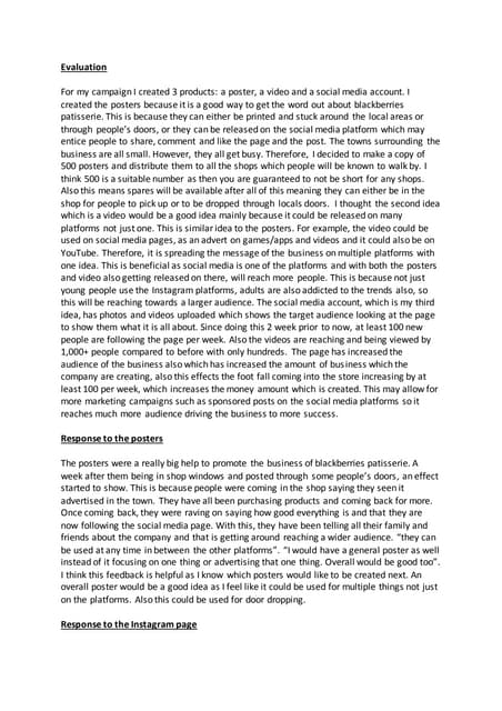 Unit 4 pre-production portfolio | DOCX | Video Production | Content Production