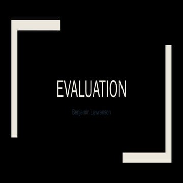 Evaluation | PPT
