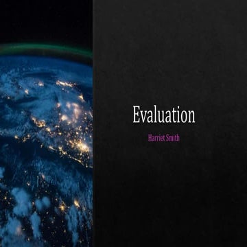 Evaluation (video essay) | PPT