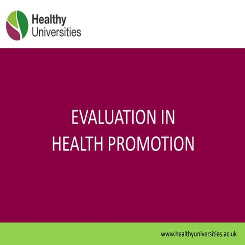 Evaluation-in-Health-Promotion.ppppllllpt | PPT
