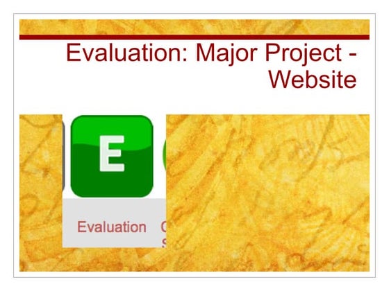 Group feedback and Evaluation, Rough cut, App | PPT