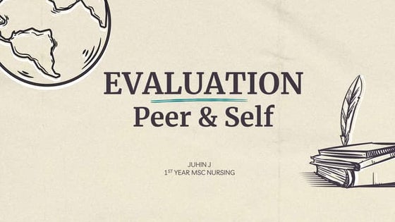 Self Assessment and Peer Assessment | PDF