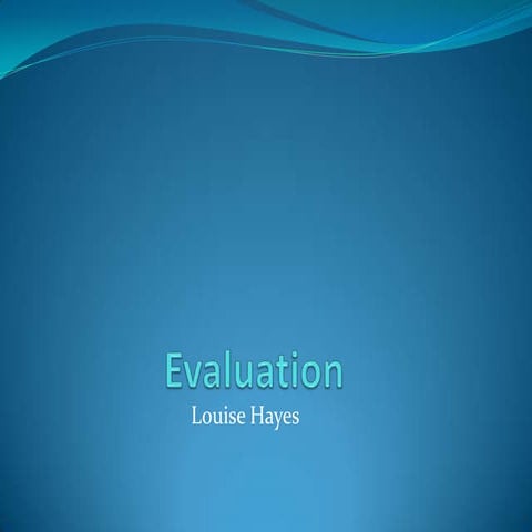 Evaluation -powerpoint_presentation[1] | PPT