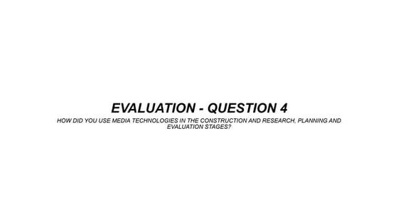 Evaluation | PPT