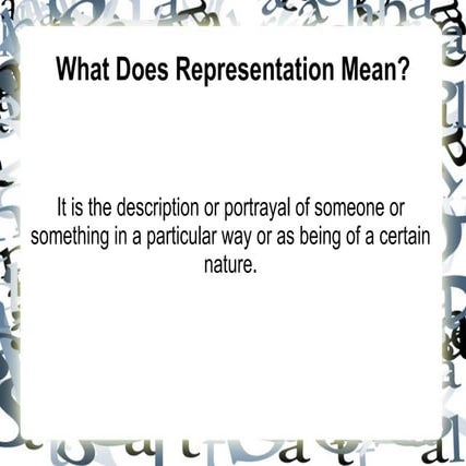 Evaluation - social representation | PPTX