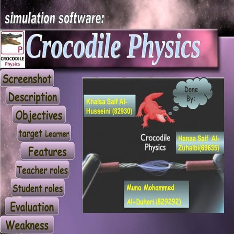 Crocodile Physics | PPT