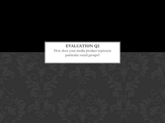 Evaluation 2 | PPTX
