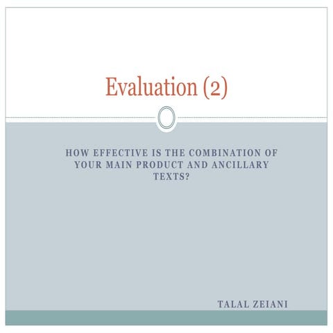 Evaluation (2) | PPT