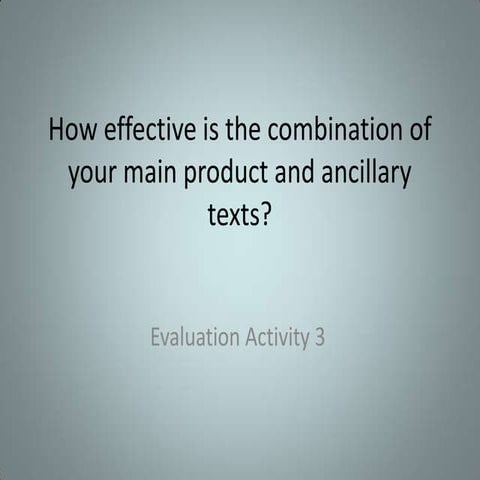 Evaluation 3 2 | PPT